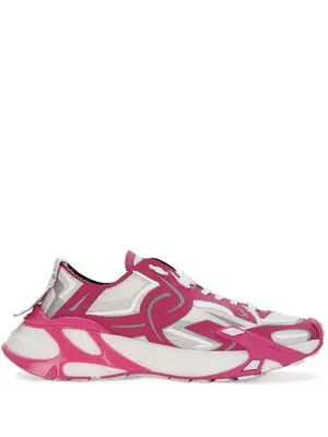 Dolce & Gabbana Fast Panelled Low-top Sneakers - Pink