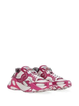 Dolce & Gabbana Fast Panelled Low-top Sneakers - Pink