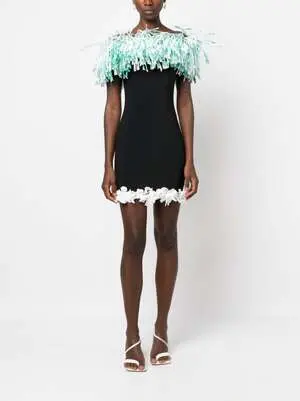 Emilio Pucci Fringe-trim Mini Dress