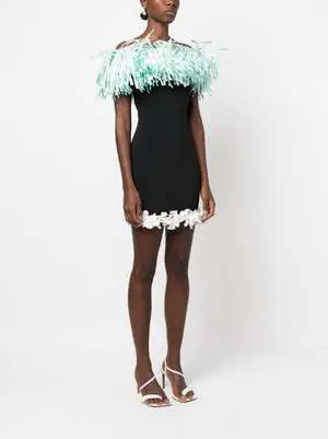 Emilio Pucci Fringe-trim Mini Dress