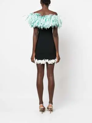 Emilio Pucci Fringe-trim Mini Dress
