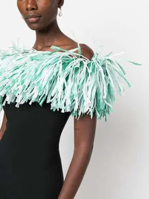 Emilio Pucci Fringe-trim Mini Dress