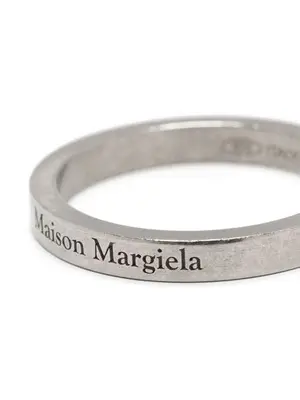 MAISON MARGIELA Engraved-logo Ring