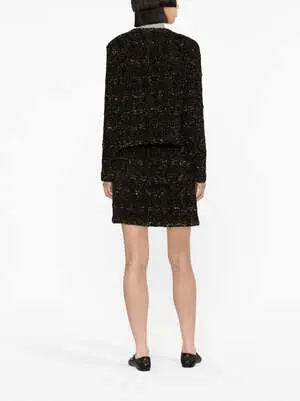 Fabiana Filippi Collarless Tweed Jacket