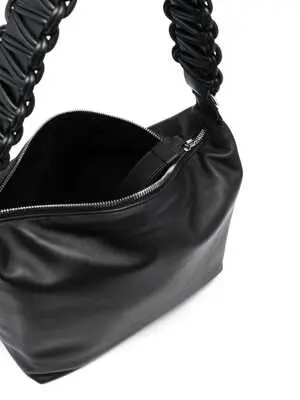 Kara Lattice Leather Tote Bag