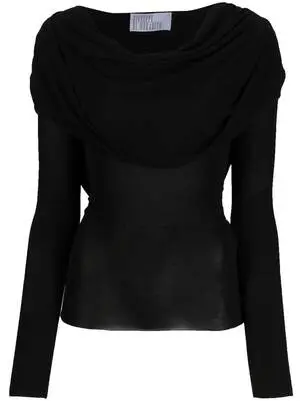 Giuseppe Di Morabito Draped-detailing T-shirt