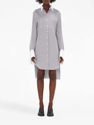 JW Anderson Striped Cotton Shirt Dress
