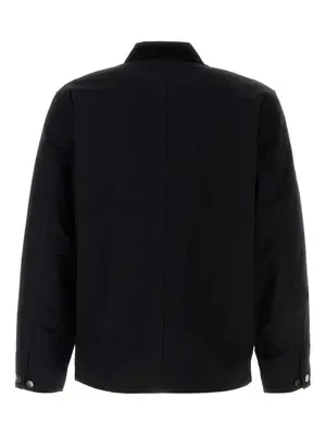 Carhartt Work In Progress Michigan Press-stud Cotton Shirt Jacket - Black
