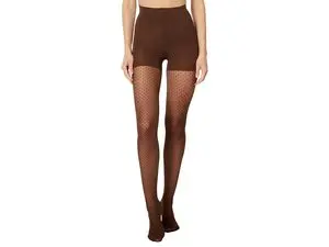Wolford Control Dots Tights - Brown