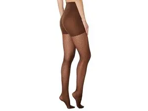 Wolford Control Dots Tights - Brown