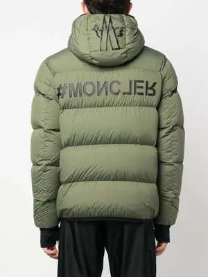 Moncler Adret Hooded Padded Jacket - Green