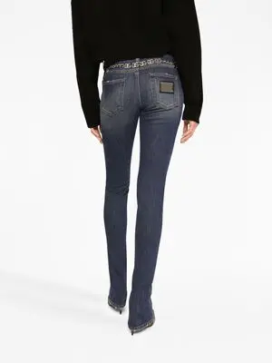 Dolce & Gabbana Mid-rise Slim-cut Jeans