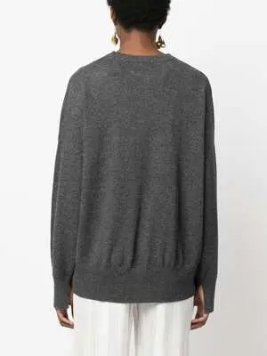 Loulou De Saison Anaa Cashmere Crew-neck Jumper - Grey