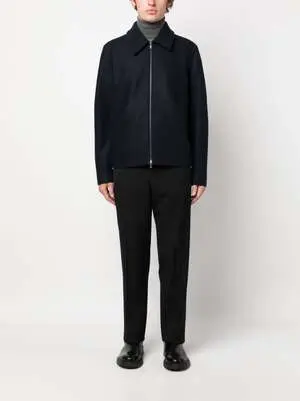 Harris Wharf London Golf Zip-up Wool Jacket