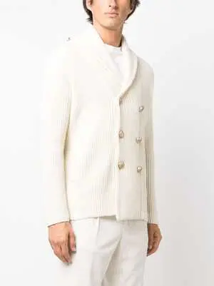 Brunello Cucinelli Intarsia-knit Wool-blend Cardigan