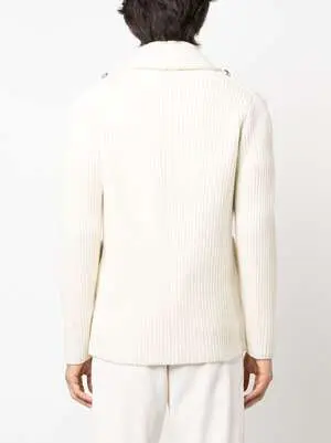 Brunello Cucinelli Intarsia-knit Wool-blend Cardigan
