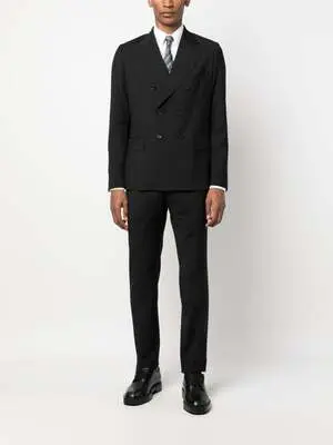 ERALDO Peak-lapel Wool Double-breasted Suit