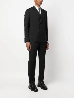 ERALDO Peak-lapel Wool Double-breasted Suit
