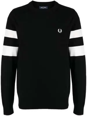 Fred Perry Embroidered Cotton Sweatshirt