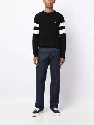 Fred Perry Embroidered Cotton Sweatshirt