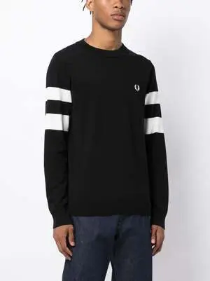 Fred Perry Embroidered Cotton Sweatshirt
