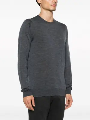 John Smedley Crew-neck Jumper - Grey