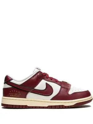 Nike Dunk Low "just Do It" Team Sneakers - Red