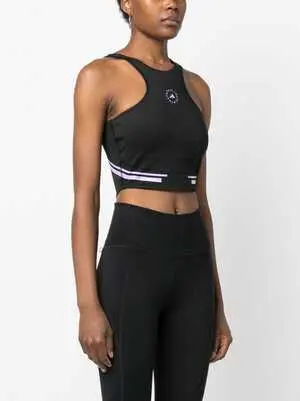 Adidas By Stella McCartney Logo-print Cropped Tank Top
