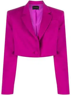 Andamane Single-breasted Cropped Blazer