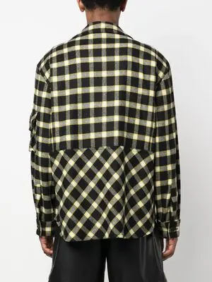 Versace Button-down Checked Shirt Jacket