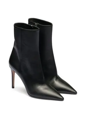 Prada Triangle Logo 95mm Ankle Boots