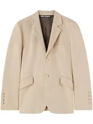 Palm Angels Fitted Retro Single-breasted Blazer