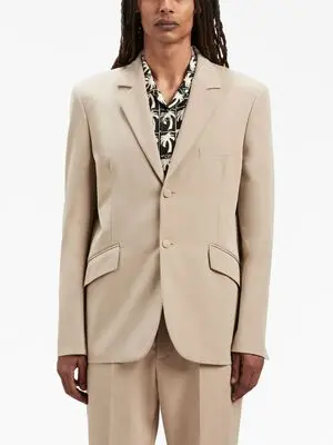 Palm Angels Fitted Retro Single-breasted Blazer