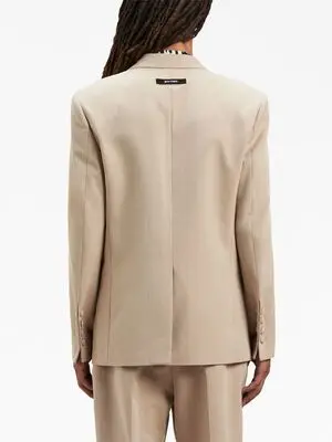 Palm Angels Fitted Retro Single-breasted Blazer