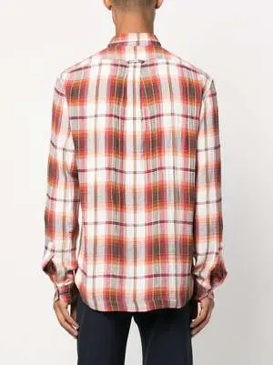 Barena Venezia Check-print Long-sleeved Shirt