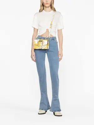 Versace Chain Couture-print Crossbody Bag
