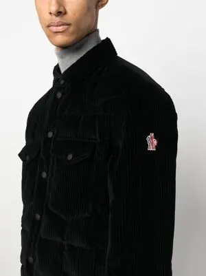Moncler Down Shirt Jacket - Black
