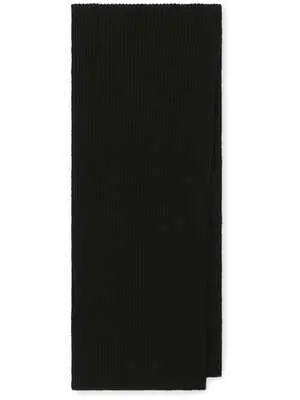 Dolce & Gabbana Logo-embroidered Cashmere Scarf