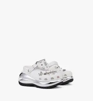 Mcm X Crocs Mega Crush Clog W/ Belt Bag Bracelet