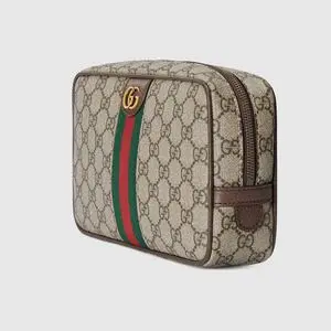Gucci Savoy Toiletry Case With Web - Beige