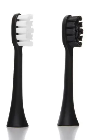 MOON 2-pack Onyx Brush Head Replacements - Black