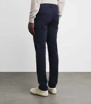 7 For All Mankind Slimmy Luxe Performance Plus Jeans - Blue