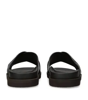 Zegna Crocodile Leather Panarea Slides