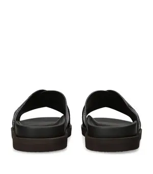 Zegna Crocodile Leather Panarea Slides