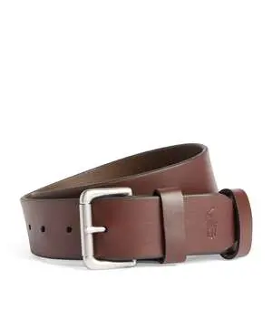 Polo Ralph Lauren Leather Roller Buckle Belt - Brown