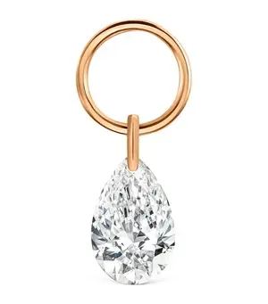 MARIA TASH Diamond Pear Floating Charm