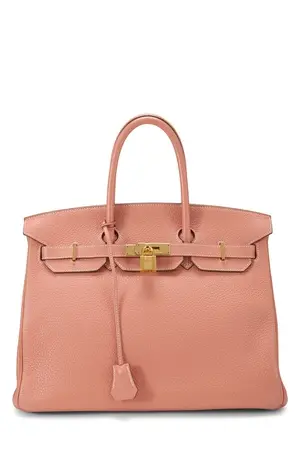 Hermès Crevette Clemence Birkin 35 - Pink