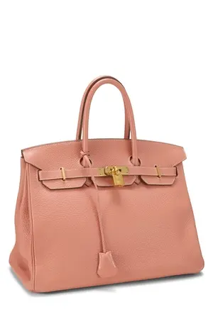 Hermès Crevette Clemence Birkin 35 - Pink