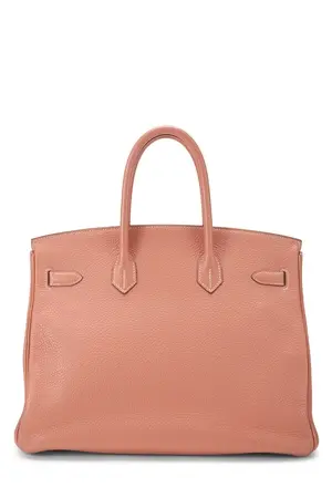 Hermès Crevette Clemence Birkin 35 - Pink