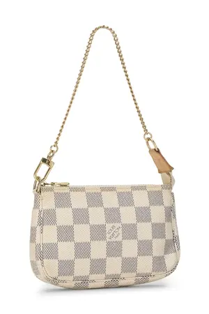 LOUIS VUITTON Damier Azur Pochette Accessoires - Brown